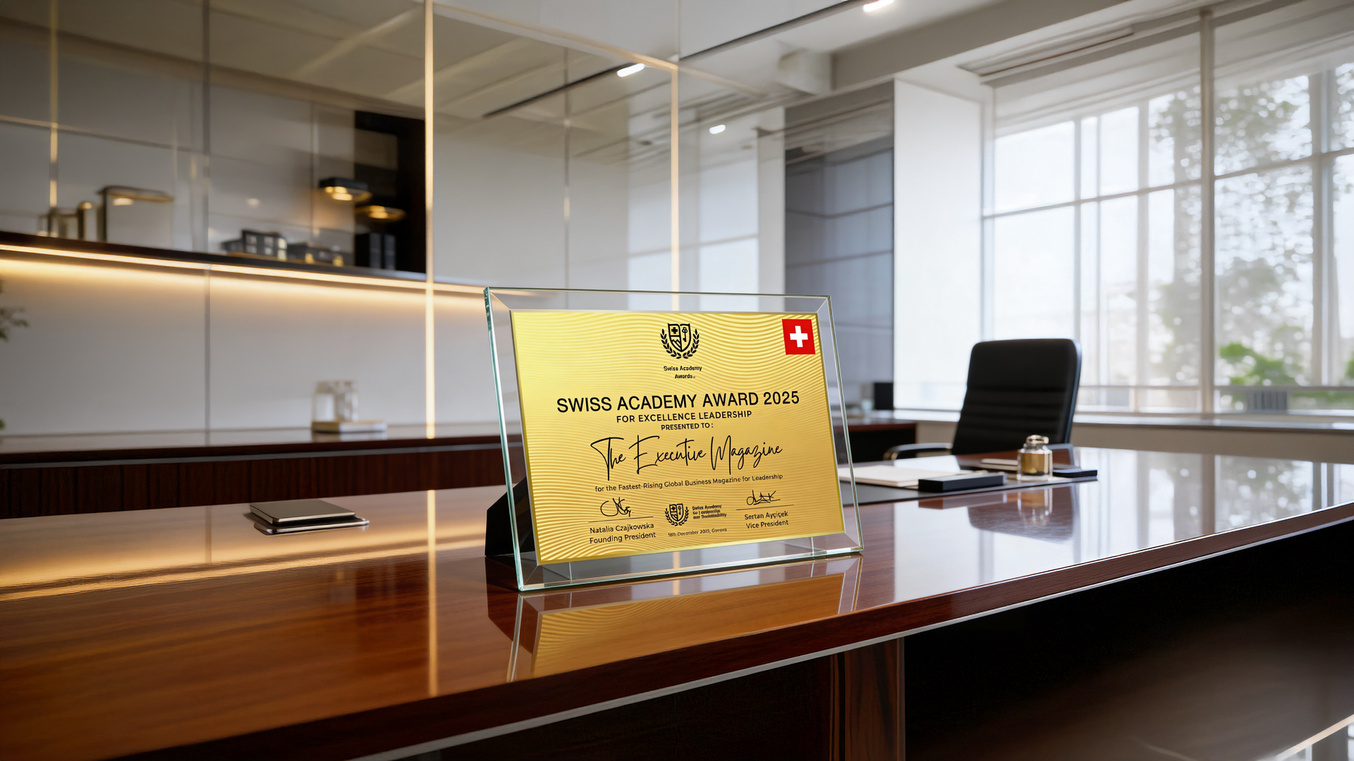 The Executive Magazine Wins Global Leadership Award - The Executive ...